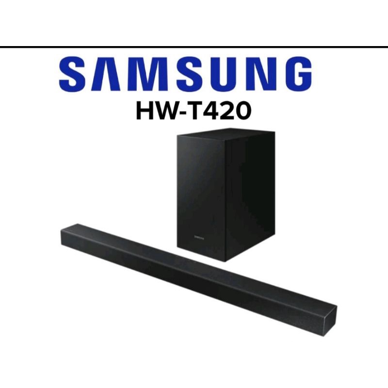 SAMSUNG SOUNDBAR 150 วัตต์ HW-T420 รุ่น HW-T420/XT | 2.1ch [รับประกัน 1 ...