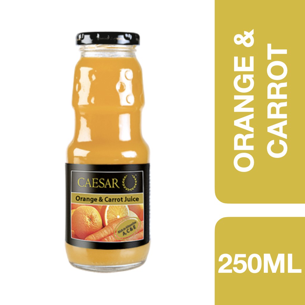 Caesar Orange and Carrot Juice 250ml ++ ซีซาร์ น้ำส้มและแครอท 250 มล ...