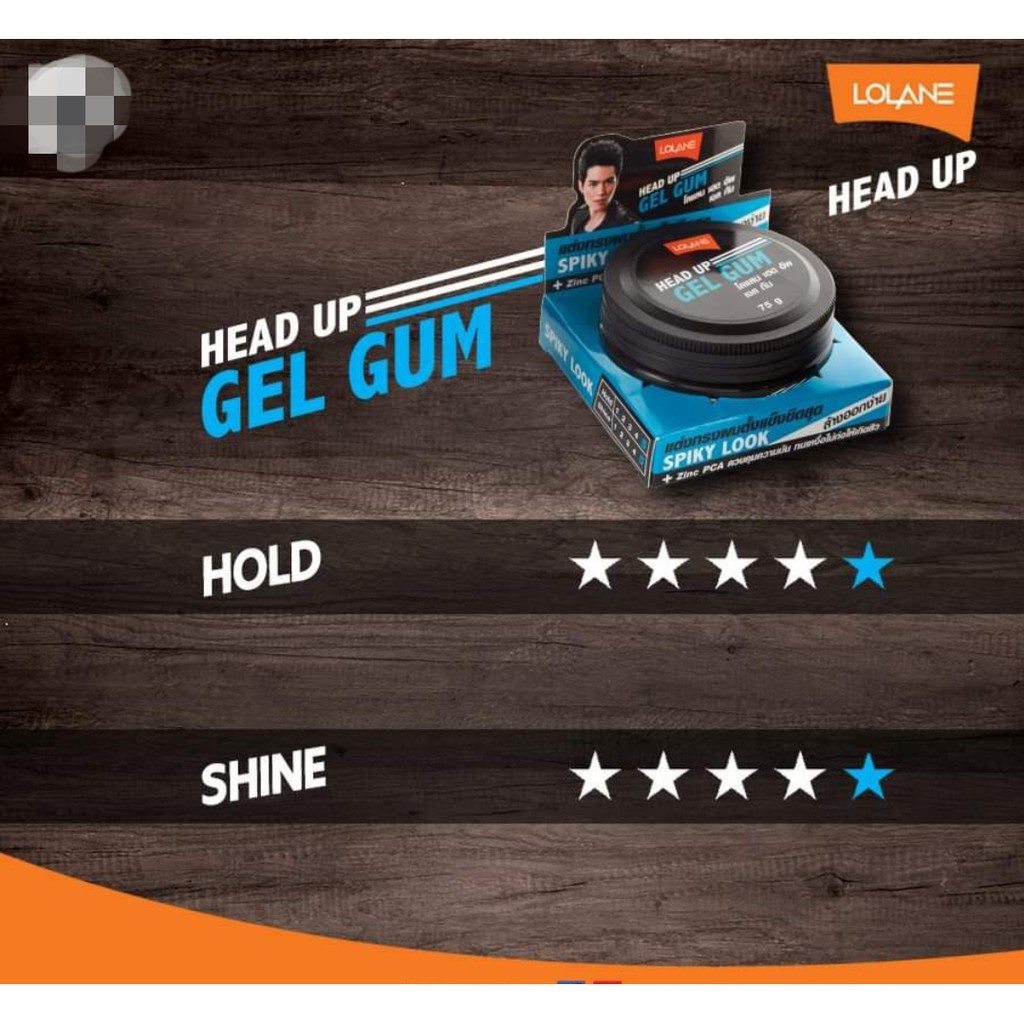 LOLANE Gel Gum Spike Look เจลแต่งผมเนื้อ กัมมี่ ยืดดี เซ็ทผมตั้งดีอยู่ ...