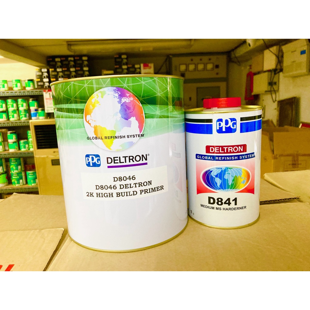 PPG DELTRON 1. D8046 2K High Build Primer สีรองพื้นเเห้งช้า 2K 3L 2 ...