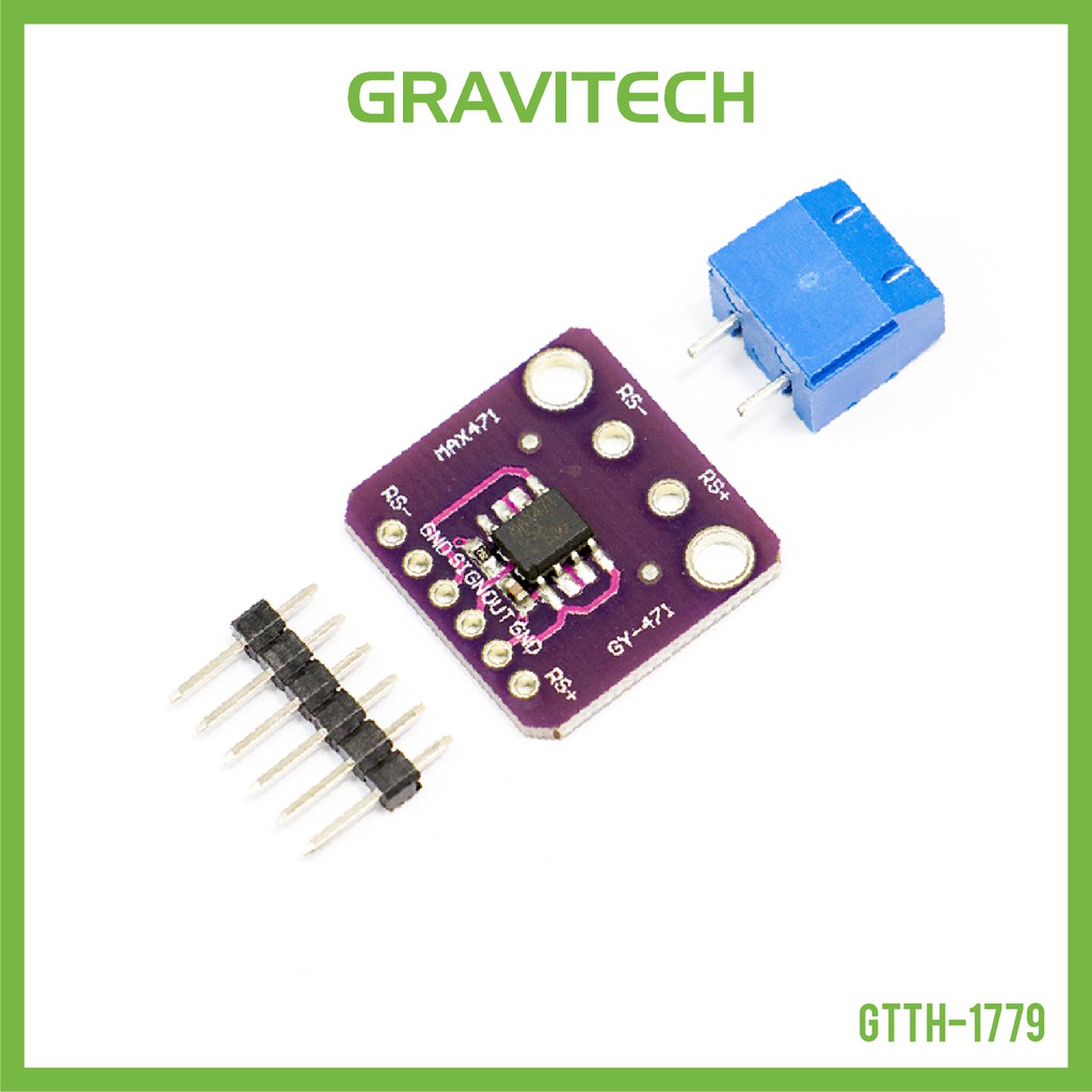 [Gravitechthai]3A Current Sensor Module GY-471 - MAX471 | Shopee Thailand