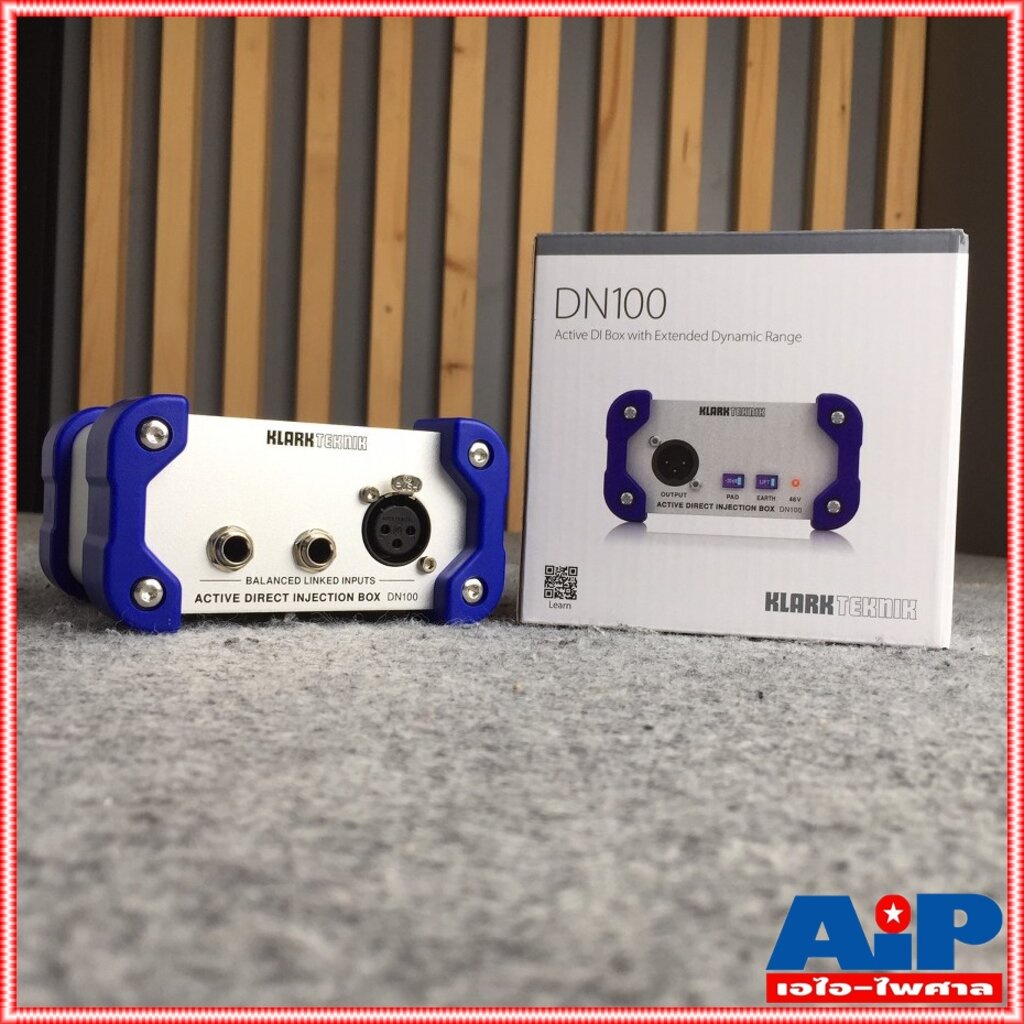 KLARK TEKNIK DN-100 actiive DI กล่องปรับระดับสัญญาณเสียง แอคทีฟ ไดเร็ก ...