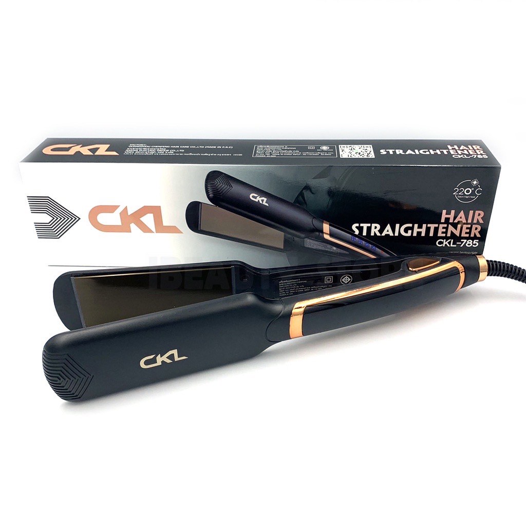 เครื่องหนีบผม : CKLซีเคเเอล รุ่น CKL-785 สินค้าพร้อมส่ง | Shopee Thailand