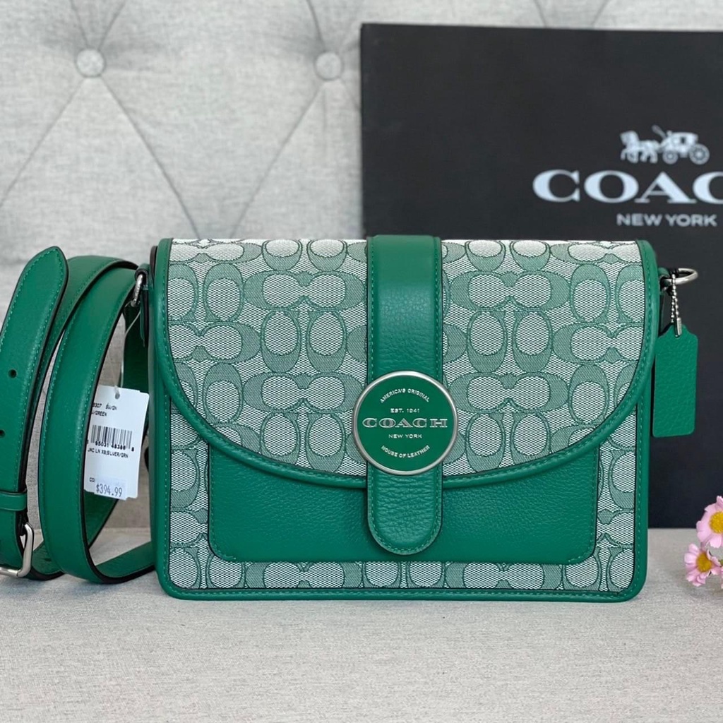 COACH C8307 LONNIE CROSSBODY IN SIGNATURE JACQUARD | Shopee Thailand
