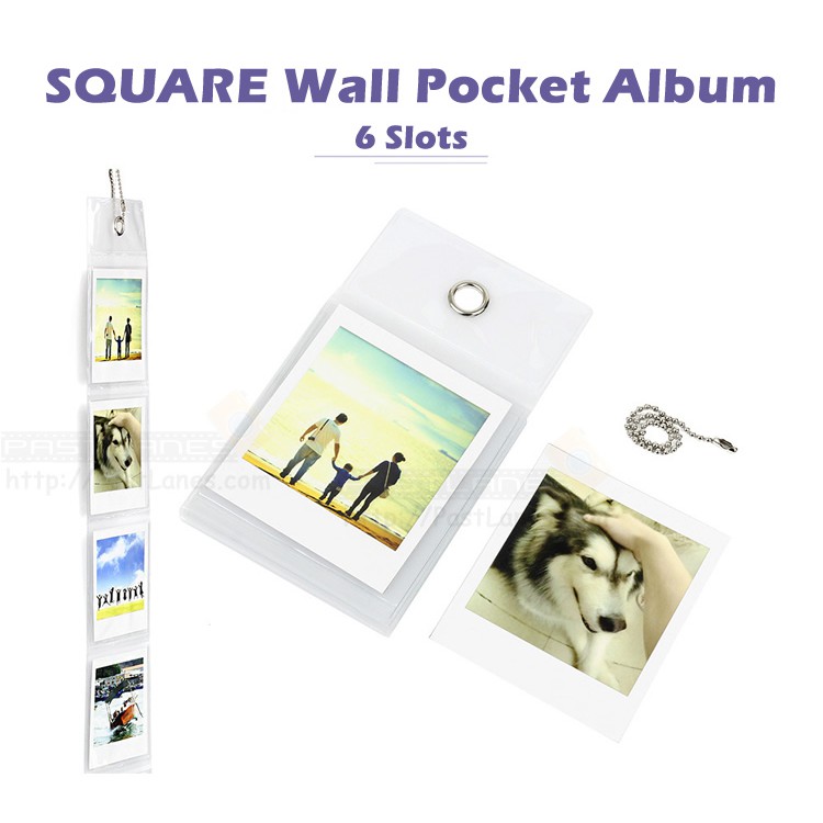 อัลบั้มกระเป๋าติดผนังสําหรับ Instax SQUARE Film Photo สําหรับ SQ1, SQ6, SQ10, SQ20 | Shopee Thailand