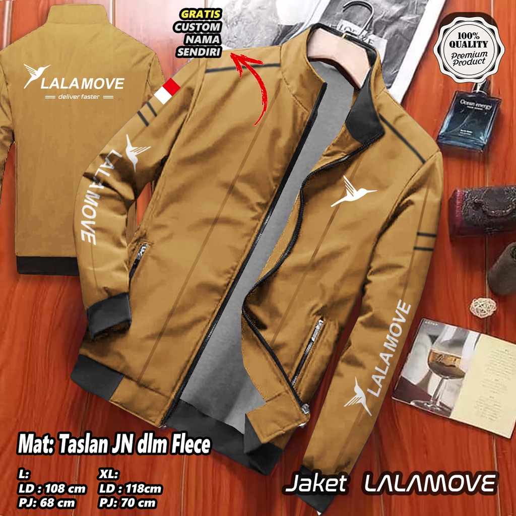 เสื้อแจ็กเก็ต Lalamove INDONESIA DRIVER | Shopee Thailand