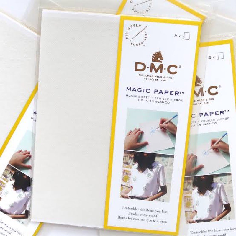 DMC Magic paper กระดาษงานปักละลายน้ำ | Shopee Thailand
