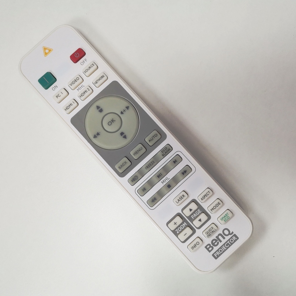 Benq 5J.JGR06.001 รีโมตคอนโทรล สําหรับโปรเจคเตอร์ Select BenQ MH733 MW732 MW809ST MW826ST MX731 ...