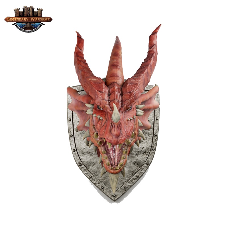 [พร้อมส่ง]WIZKIDS: Dungeons & Dragons: Red Dragon Trophy Plaque ของสะสม ...