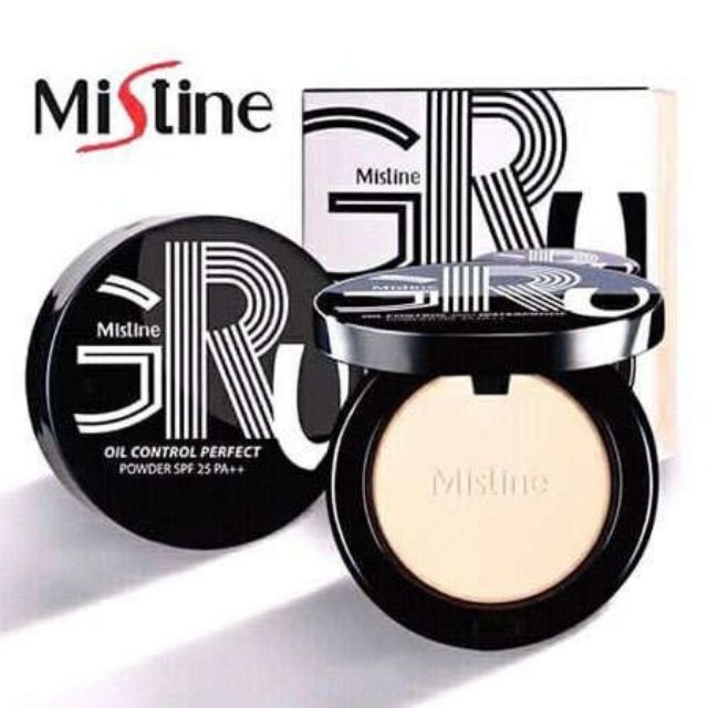 Mistine GRU Oil Control Perfect Powder SPF 25 PA++ มิสทีน กรู ออยล์ คอนโทรล เพอร์เฟค เพาเดอร์ ...