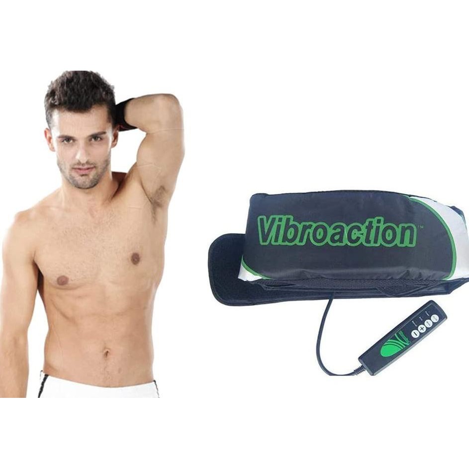 vibroaction slimming belt เข็มขัดสั่นนวดสลายไขมันส่วนเกิน | Shopee Thailand
