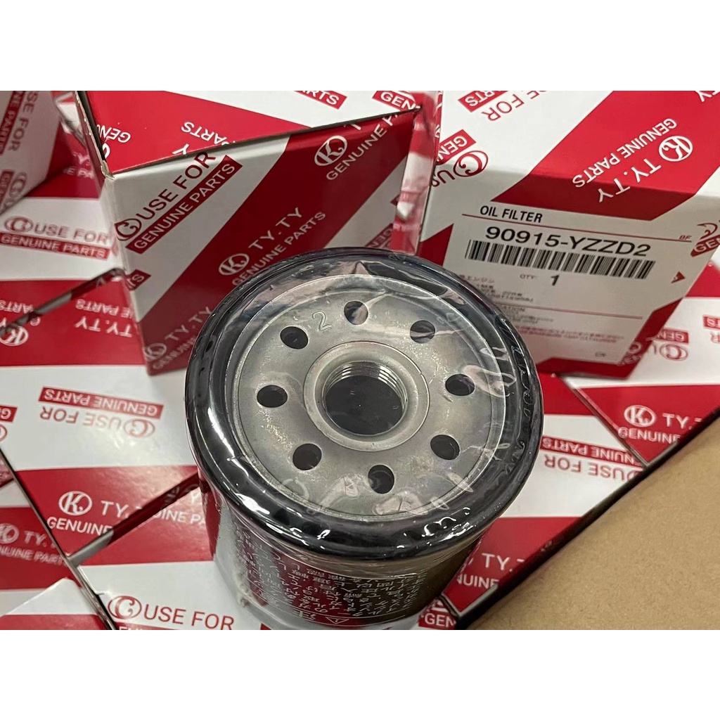 【แท้ศูนย์】 TOYOTA Oil Filter 90915-YZZD2 กรองน้ำมันเครื่อง VIGO ...