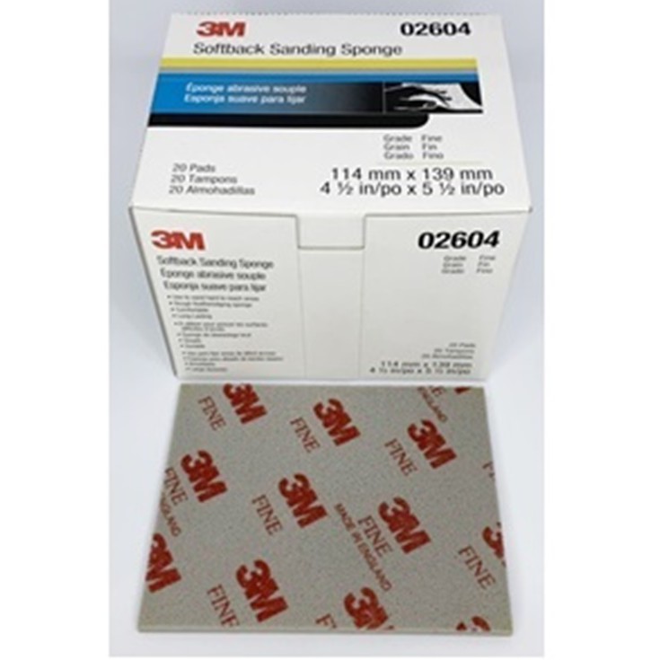 ( 1กล่อง/20 ชิ้น) 3M Soft Sanding Sponge ฟองน้ำกระดาษทราย 2600 2601 2602 2604 2606 | Shopee Thailand