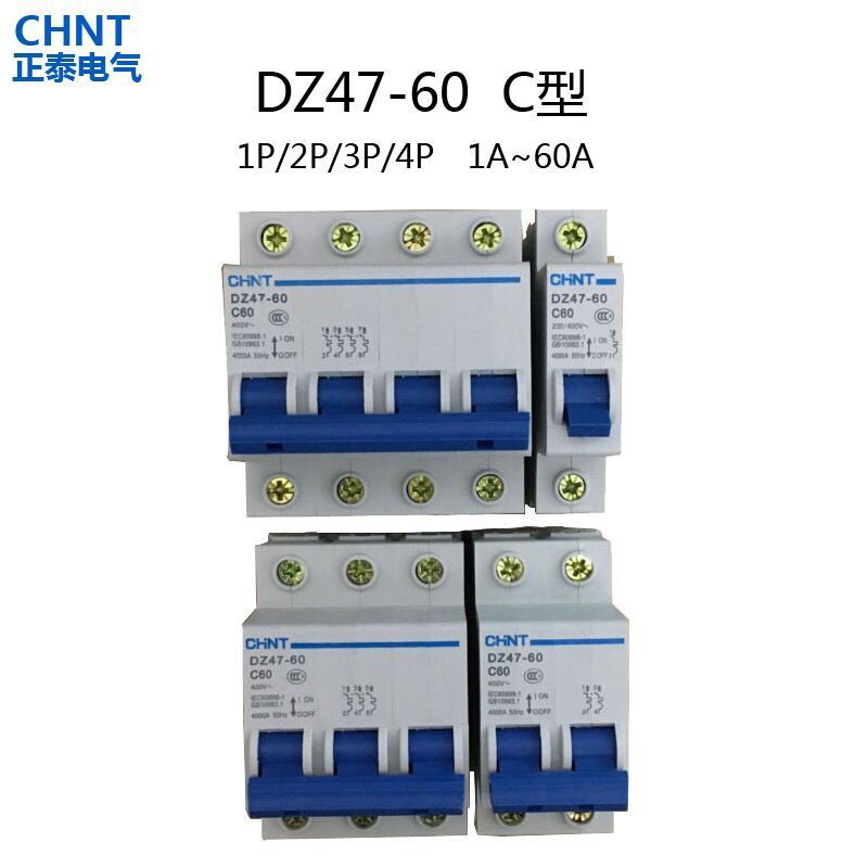 AC Circuit breaker รุ่น DZ47-60 3P C1 400V(CHNT) | Shopee Thailand