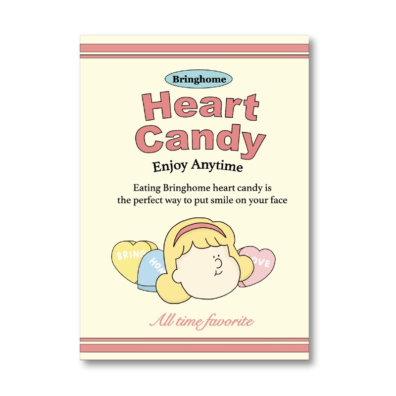 Bringhome Candy Shop Collection Postcard A5 โปสการ์ดลายร้านลูกอม สำหรับ ...