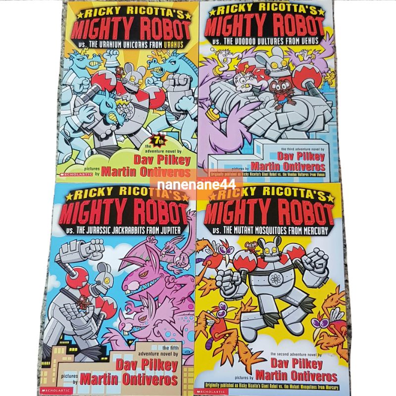 SCHOLASTIC RICKY RICOTTA'S MIGHTY ROBOT หนังสือต่างประเทศ หนังสือนอก ...