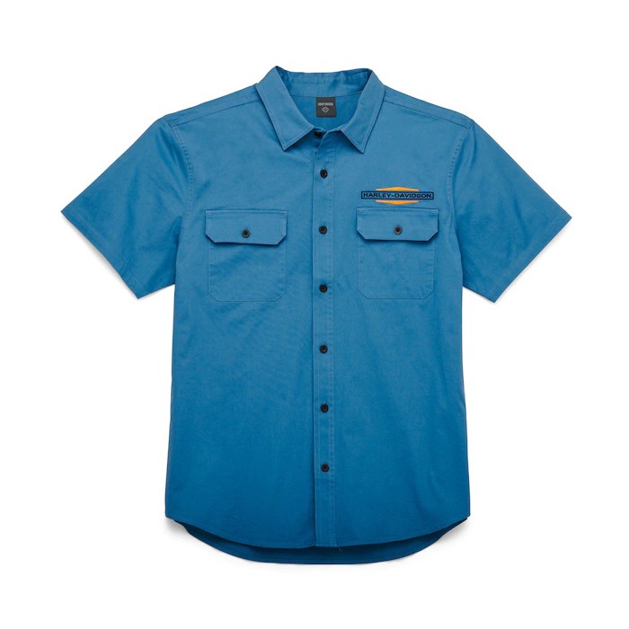 SALE!! เสื้อเชิ้ตผู้ชายลิขสิทธิ์แท้จาก Harley Davidson 96584-22VM ...