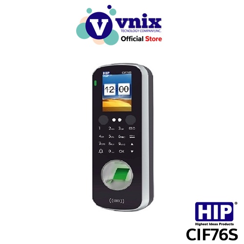 HIP รุ่น CIF76S เครื่องสแกนลายนิ้วมือ Standalone Face Scan and Fingerprint Access Control System ...