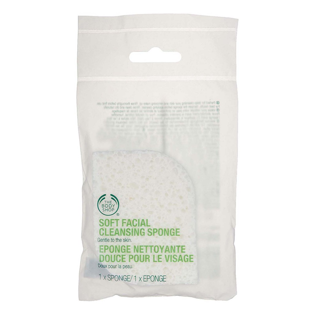 ฟองน้ำทำความสะอาดหน้า The Body Shop Soft Facial Cleansing Sponge ...