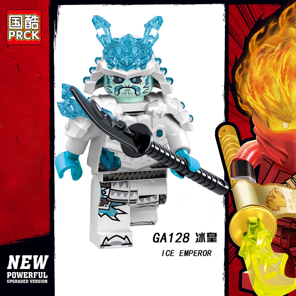 ของเล่นฟิกเกอร์ รูปจักรพรรดินินจา ดาบ Ninja Master Wu General Vex Gold ...