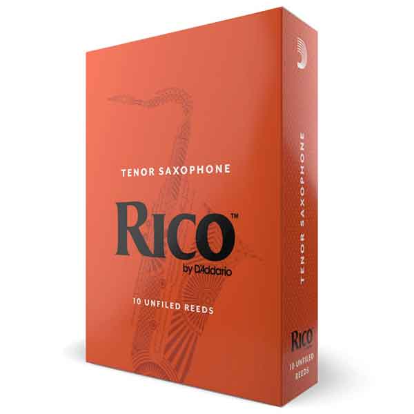 ลิ้นกล่องส้ม Rico Tenor Saxophone Reeds Orange Case 10 Pieces/Box ...