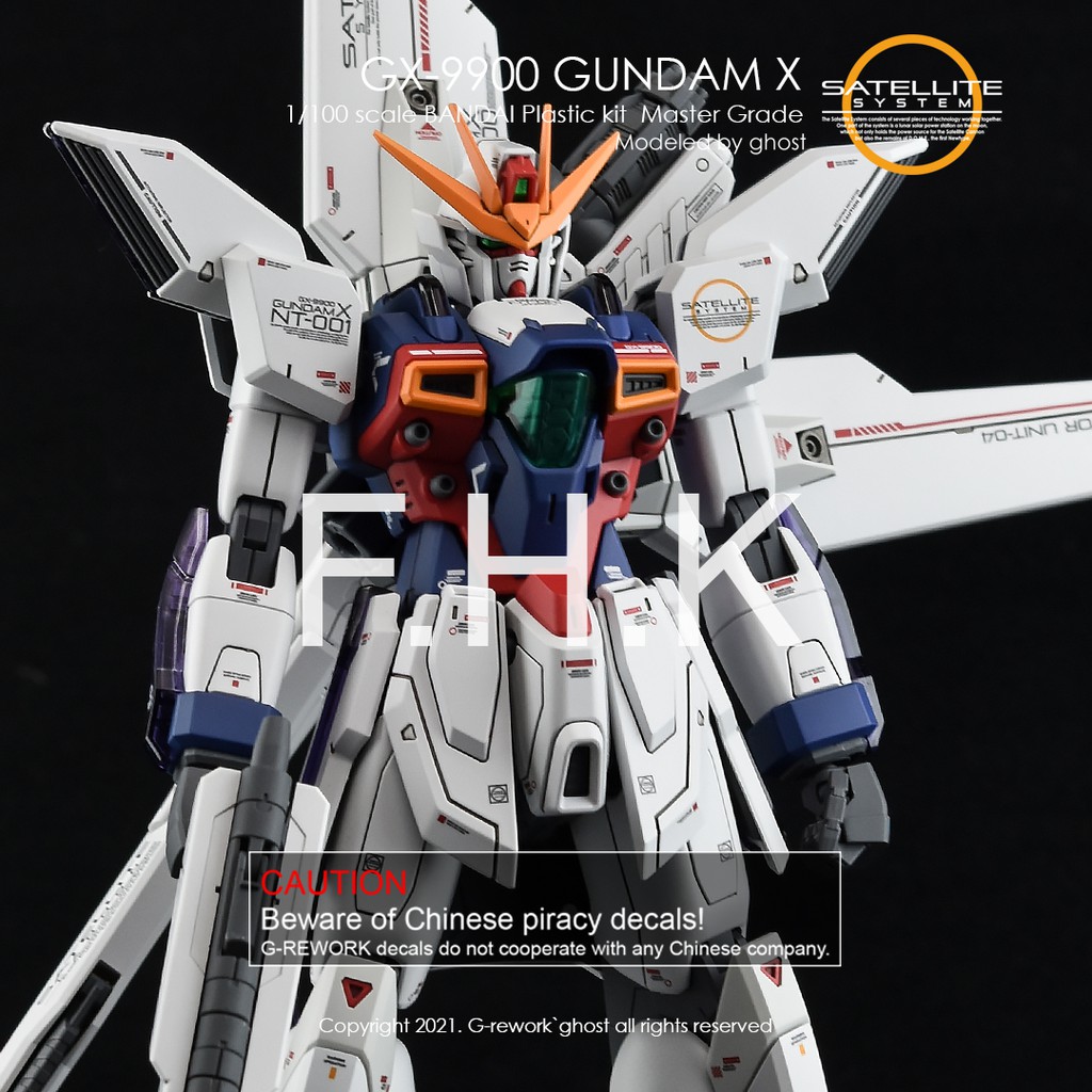 Water Decal [MG] X GUNDAM แท้จาก G-Rework | Shopee Thailand