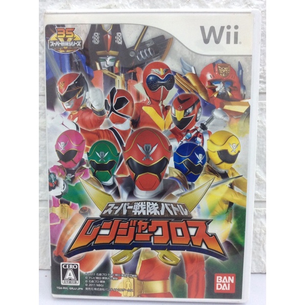 แผ่นแท้ [Wii] Super Sentai Battle: Ranger Cross (Japan) (RVL-SRJJ-JPN ...