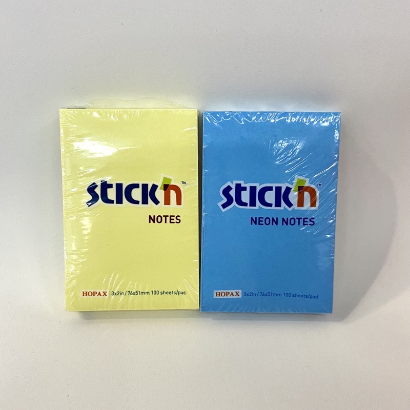 กระดาษโน้ต ฟิล์มโน้ต โพสต์อิท หัวกาว STICK’N NEON NOTES | Shopee Thailand