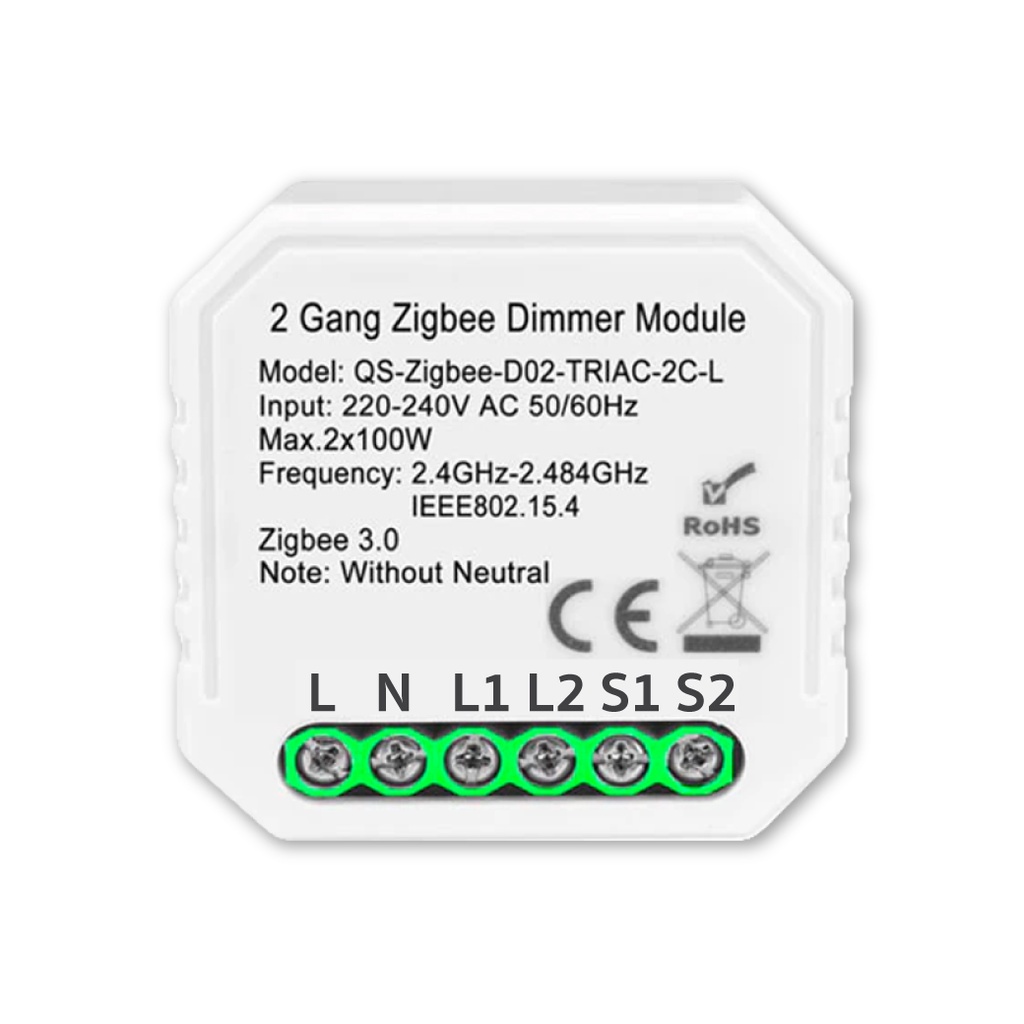 Tuya Smart Zigbee Dimmer Module โมดูลสำหรับหรี่ไฟแบบ Zigbee | Shopee ...