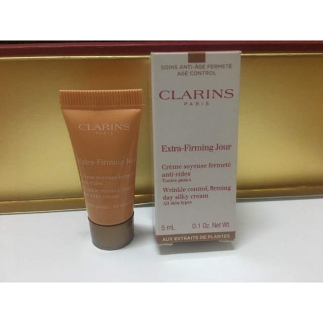 ของแท้ 💯% Clarins Extra-firming Day &Night Cream 5 ml.ขนาดทดลอง ...