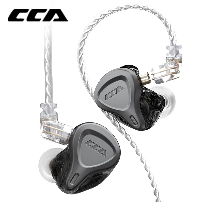 Cca CSN 1BA +1DD หูฟังไฮบริดในหูหูฟัง Monitor หูฟัง HIFI ชุดหูฟังลดเสียงรบกวน KZ ZSNPRO ZST ZSX ...