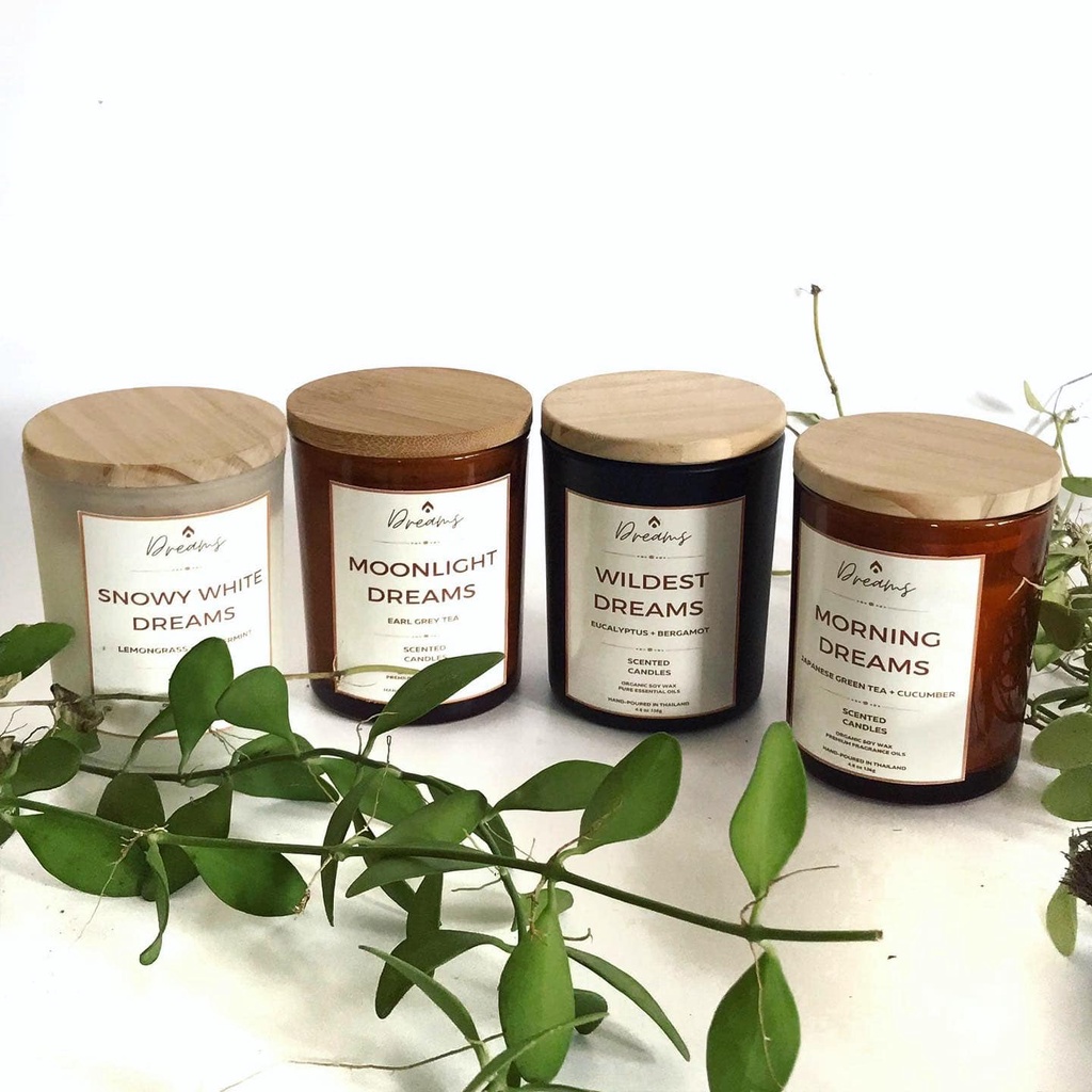 Dreams Scented Candles ( Organic Soy Wax 132g) | Shopee Thailand