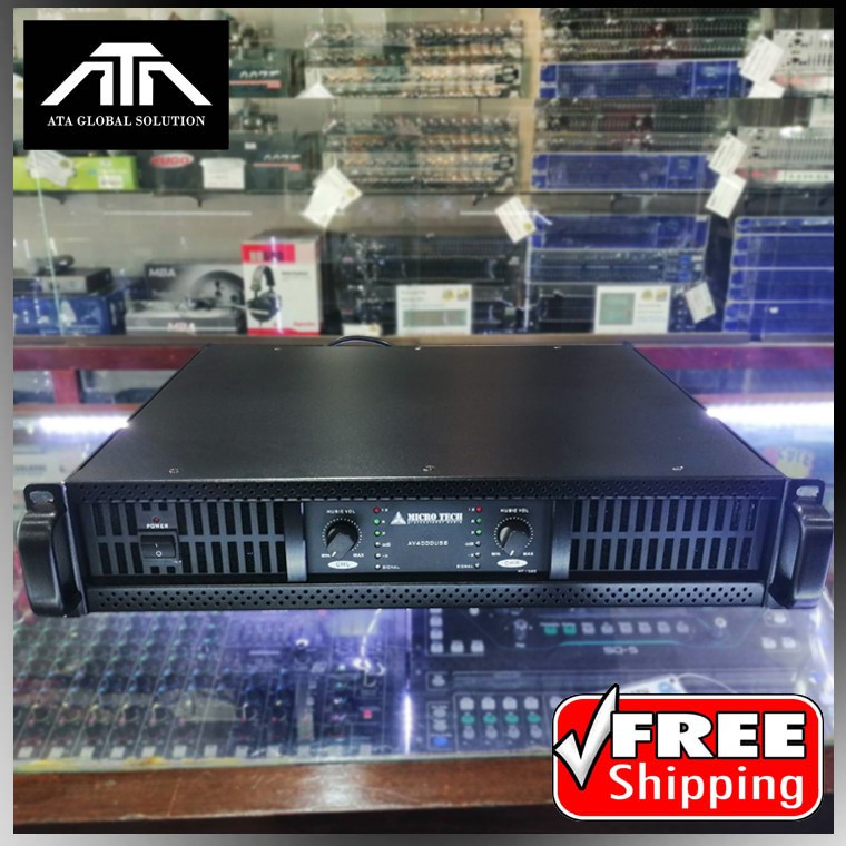NEW เพาเวอร์แอมป์ MicroTech MT-1500 พาวเวอร์แอมป์ 2 แชนแนล -Class H ...