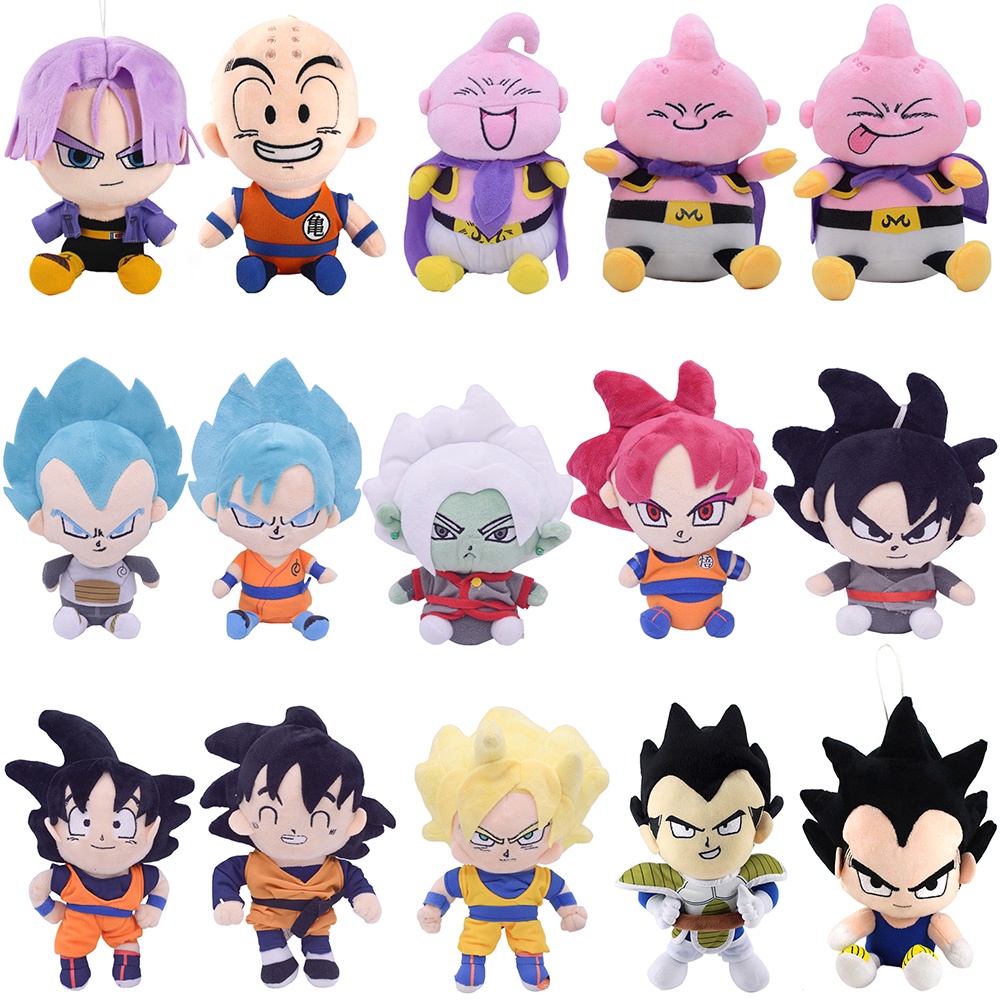 ตุ๊กตาผ้าพลั 20CM Dragon Ball Z DBZ Anime Super Saiyan Son Goku Buu ...