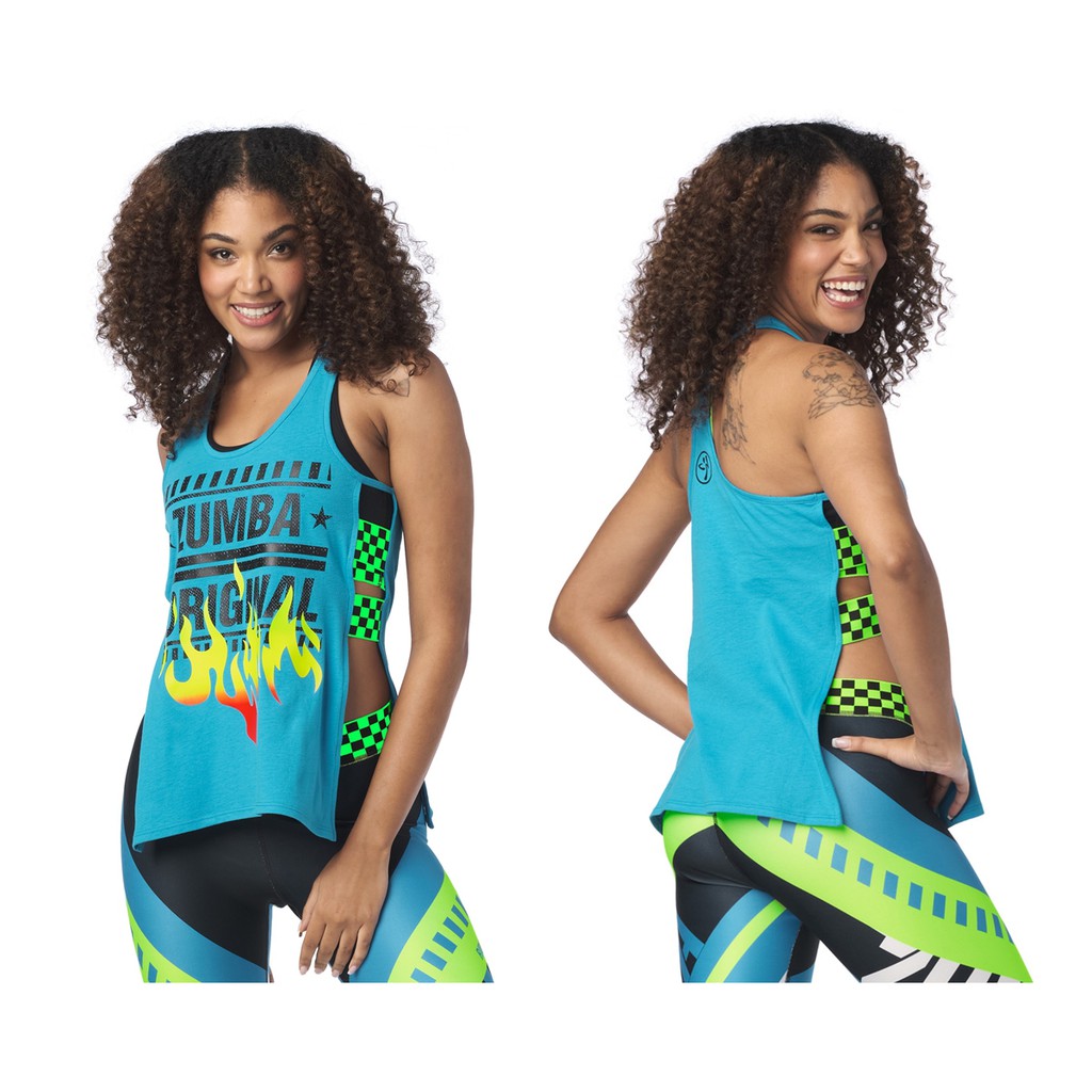 Zumba Original Side Open Tank (เสื้อกล้ามออกกำลังกายซุมบ้า) | Shopee ...