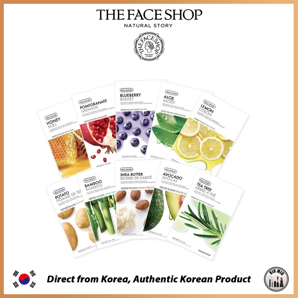THE FACE SHOP ground mask sheet *ORIGINAL KOREA* | Shopee Thailand