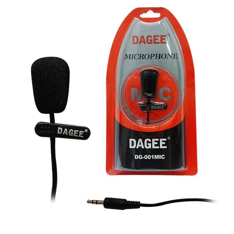 MICROPHONE ไมค์เหน็บเสื้อ DAGEE MIC DG-001 สายยาว 2เมตร | Shopee Thailand