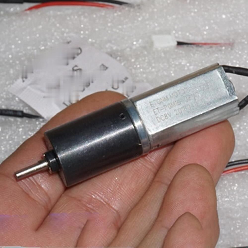 Precision Metal Gear 16mm Planetary Gear Motor 150:1 Slow Speed 30RPM ...