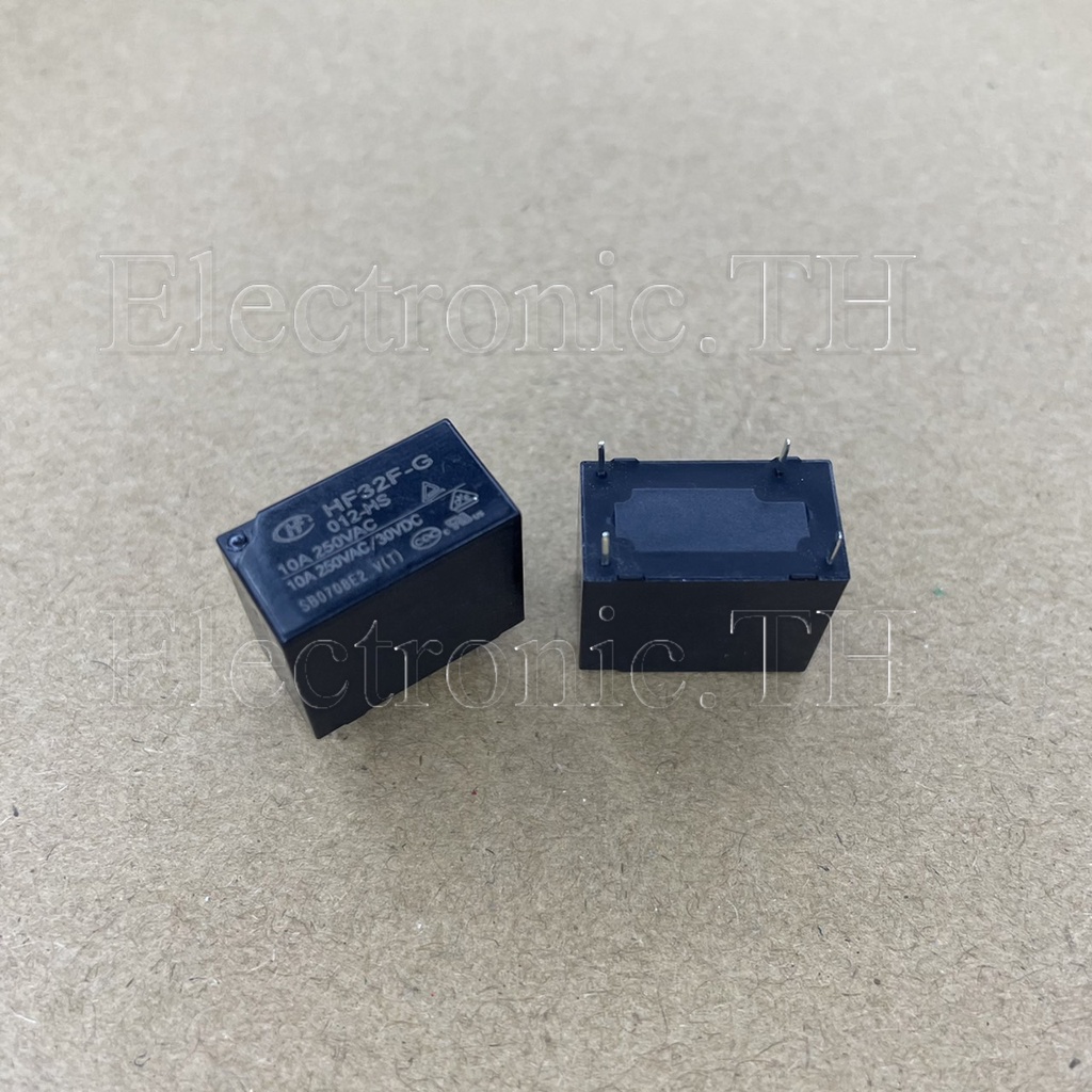 Relay Hf32f G 012 Hs 12v 024 Hs 24v รีเลย์ 4ขา 10a Shopee Thailand
