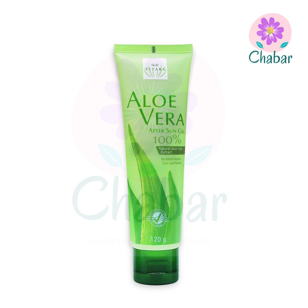 Vitara Aloe Vera Gel 120g เจลว่านหางจระเข้ Aloe Vera Cool Gel Plus C
