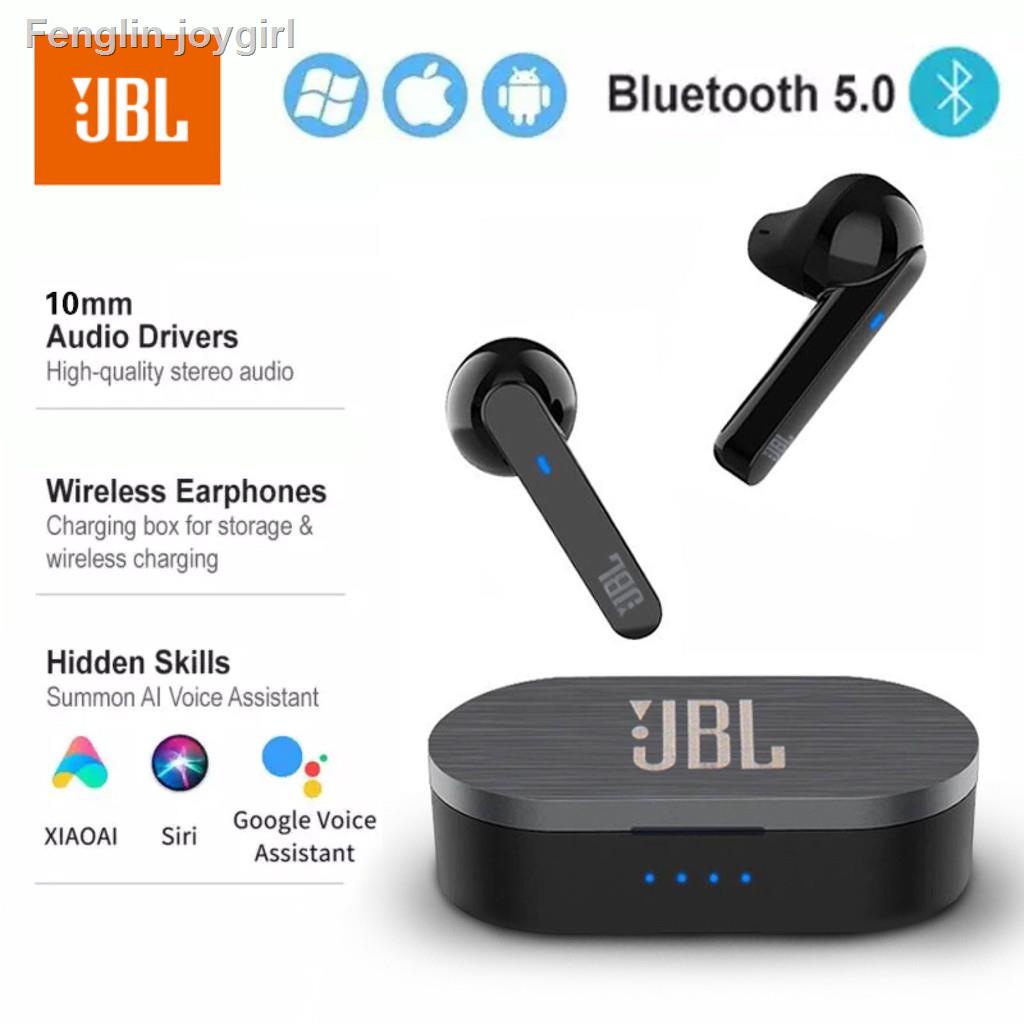 ۞JBL TWS-10 True Wireless Earbuds V5.0 + EDR Tws หูฟังกีฬาหูฟังบลูทู ธ ...