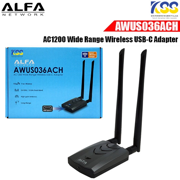 ALFA AWUS036ACH Wireless USB Adapter USB 3.0 Wi-Fi Adapter Wireless ...