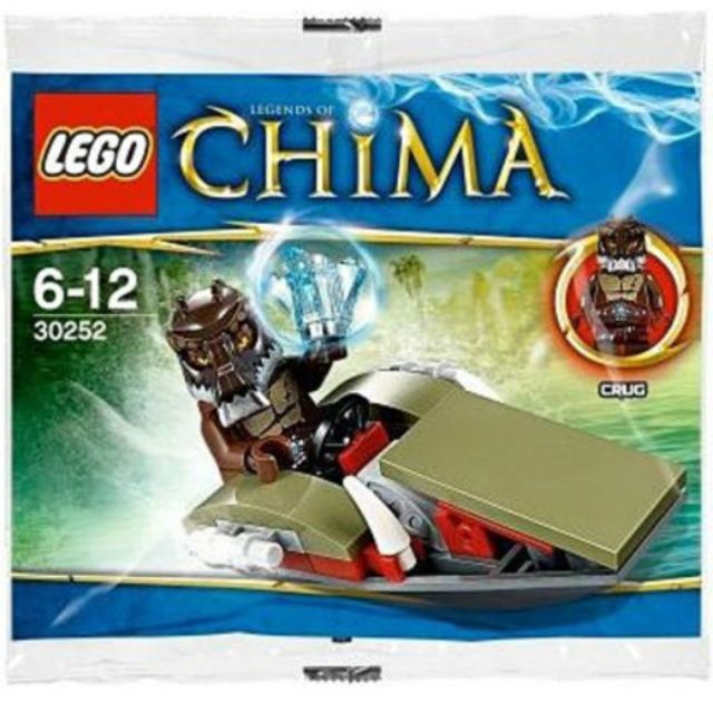 Legends of Chima Crug's Swamp Jet Mini Set LEGO 30252 แพคไม่สวย | Shopee Thailand