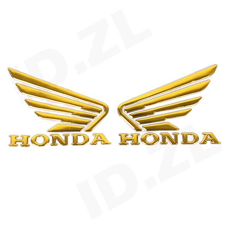 (คลังสินค้าพร้อม) (ซ้ายและขวา) Honda Wings 3M พลาสติก 3D Soft Emblem ...
