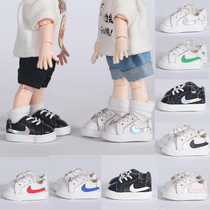 Bjd OB11 อุปกรณ์เสริมรองเท้าลําลองสําหรับตุ๊กตาบาร์บี้ 1/12 | Shopee Thailand