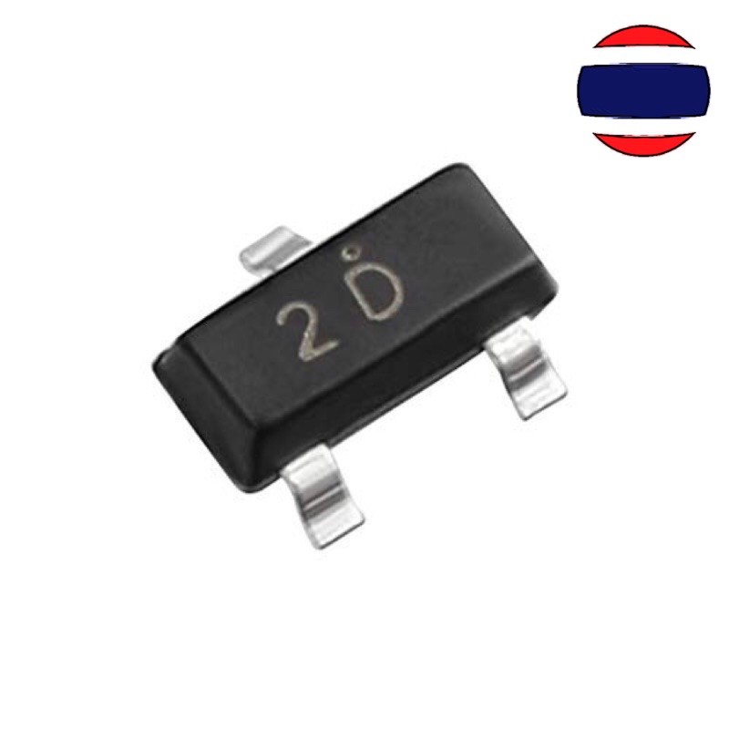 10PCS ทรานซิสเตอร์ 2D A92 4D A94 SMD MMBTA92 MMBTA94 SOT23 A92 SOT ...