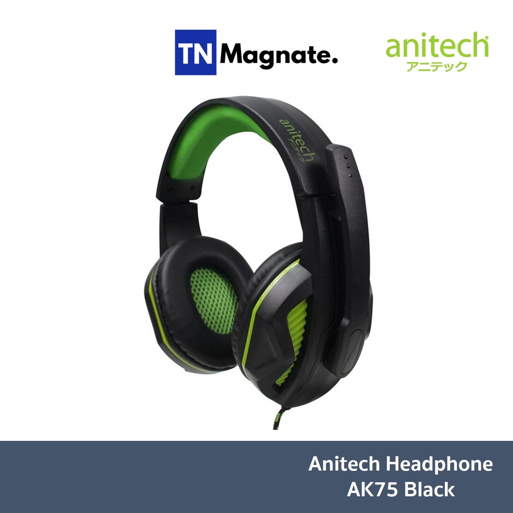 [หูฟัง] Anitech หูฟังเกมส์มิ่ง + พร้อมไมค์ รุ่น AK75 - ประกันศูนย์ 2 ปี ...