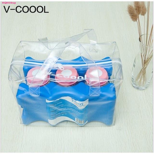 ถุงใสกันซึม กันน้ำ v-coool กระเป๋าใสกันซึมใช้รวมกับไอซ์แพค Ice pack | Shopee Thailand