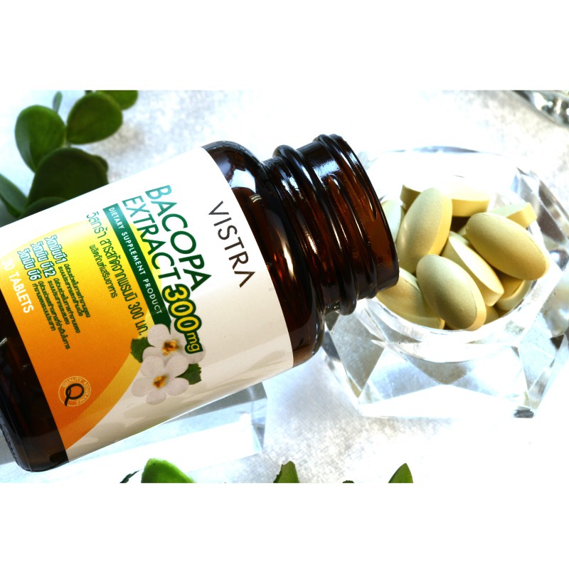 VISTRA BACOPA EXTRACT 300mg ขนาด 30 เม็ด | Shopee Thailand