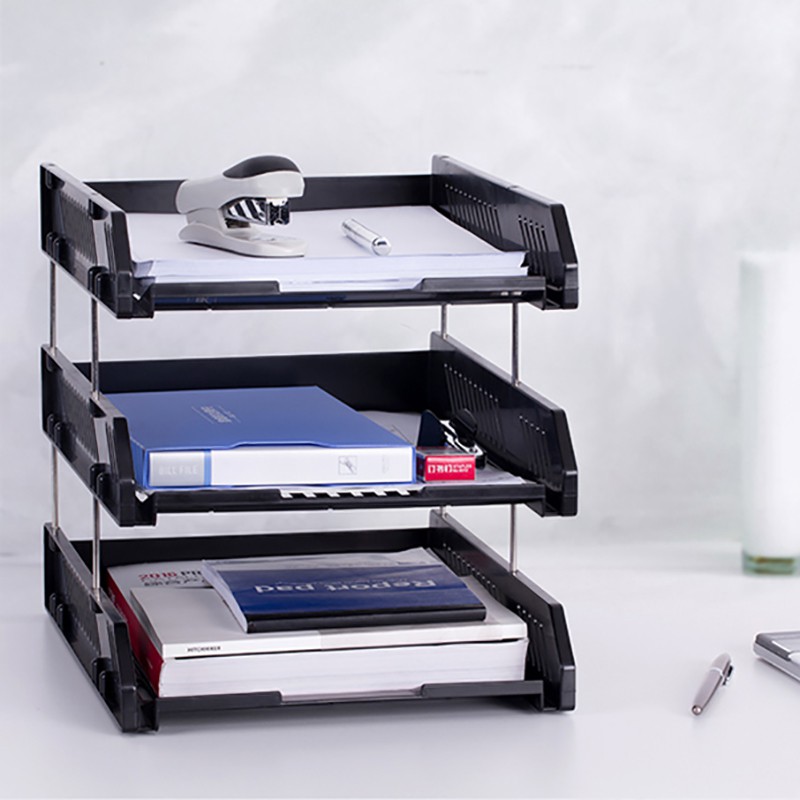 ถาดใส่เอกสาร 3 ชั้น ขนาด A4 Deli 9209 พร้อมส่งค่ะ | Shopee Thailand